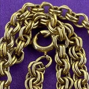 Jewelry | Vintage Gold Plated Chain Necklace | Poshmark